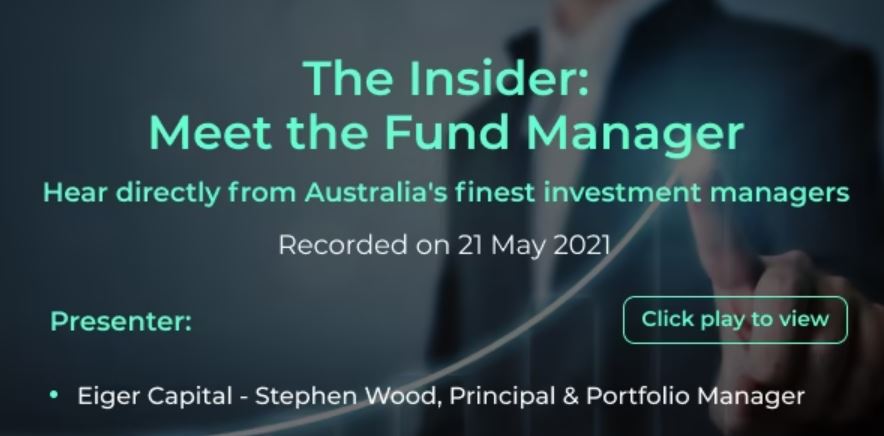 The Insider: Meet the Fund Manager - Eiger Capital